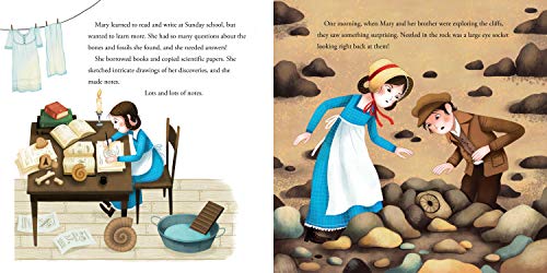 Dinosaur Lady: The Daring Discoveries of Mary Anning, the First Paleontologist (Women in Science Biographies, Fossil Books for Kids, Feminist Picture Books, Dinosaur Gifts for Kids)