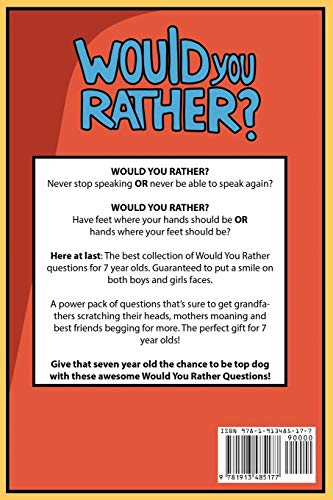 Would You Rather Age 8 Version: Would You Rather Questions for 8 Year Olds (Would You Rather For Kids)