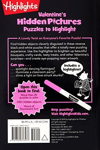 Valentine's Hidden Pictures Puzzles to Highlight (Highlights Hidden Pictures Puzzles to Highlight Activity Books)