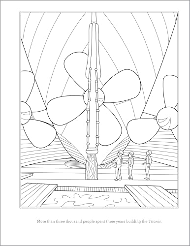 Titanic Coloring Book for Kids: 30 Coloring Activities to Learn About the Titanic