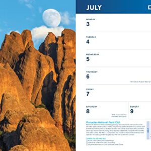 2023 National Park Foundation Planner: 12-Month Weekly Engagement Nature Calendar with Stickers (Thru December 2023)