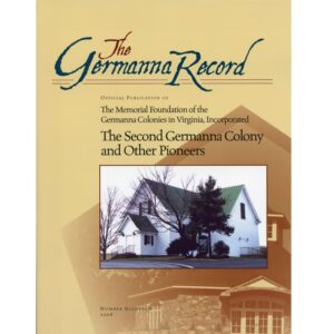 the second germanna colony and other pioneers (germanna record)