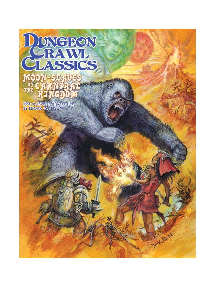 Goodman Games, Inc. Dungeon Crawl Classics #93: Moon-Slaves of The Cannibal Kingdom (Dcc RPG Adv.)