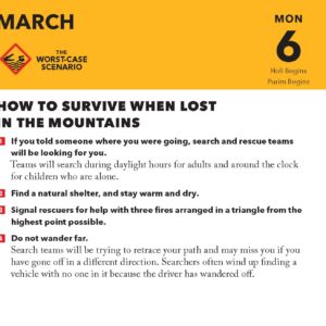 Worst-Case Scenario 2023 Daily Survival Calendar