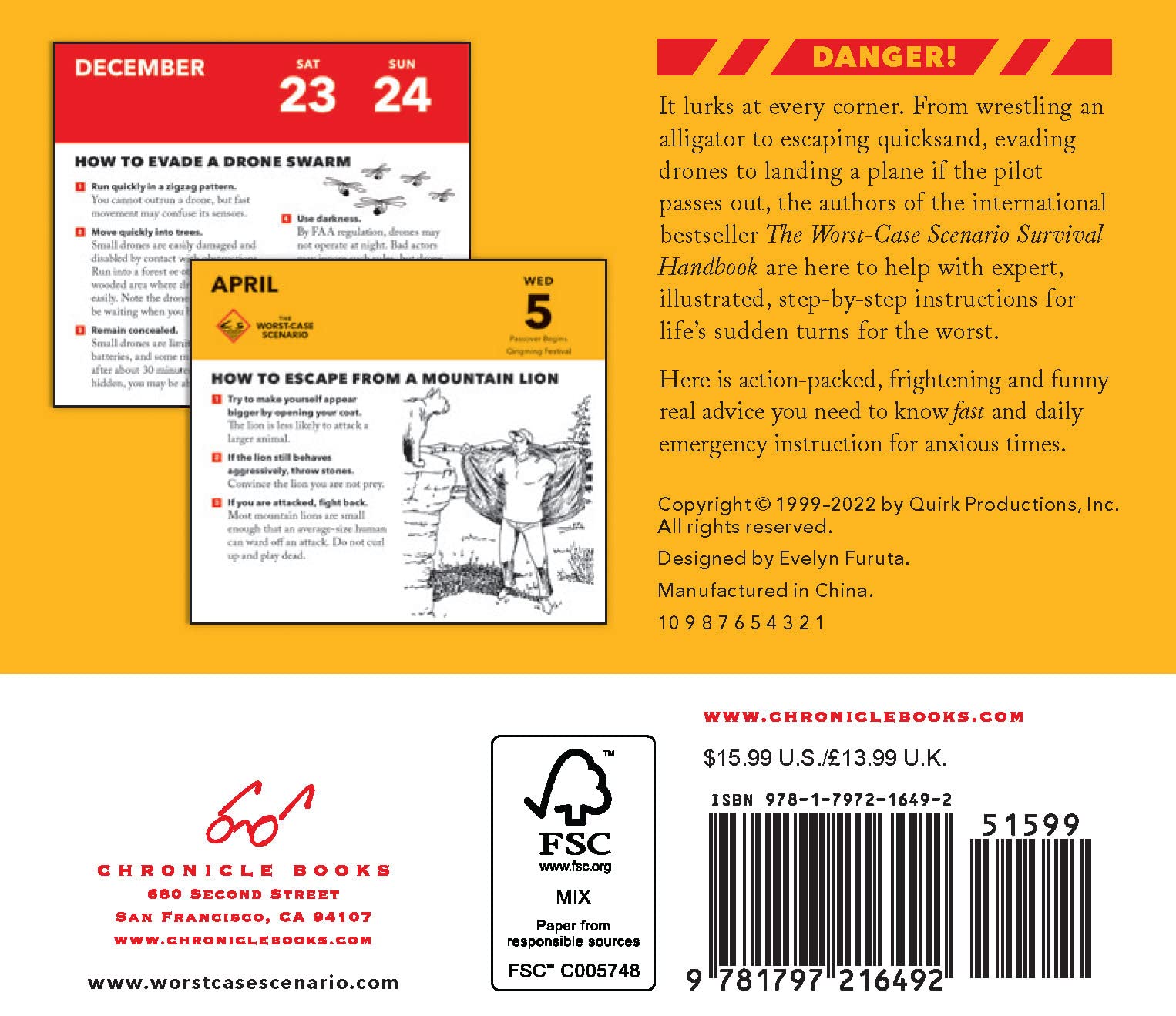 Worst-Case Scenario 2023 Daily Survival Calendar