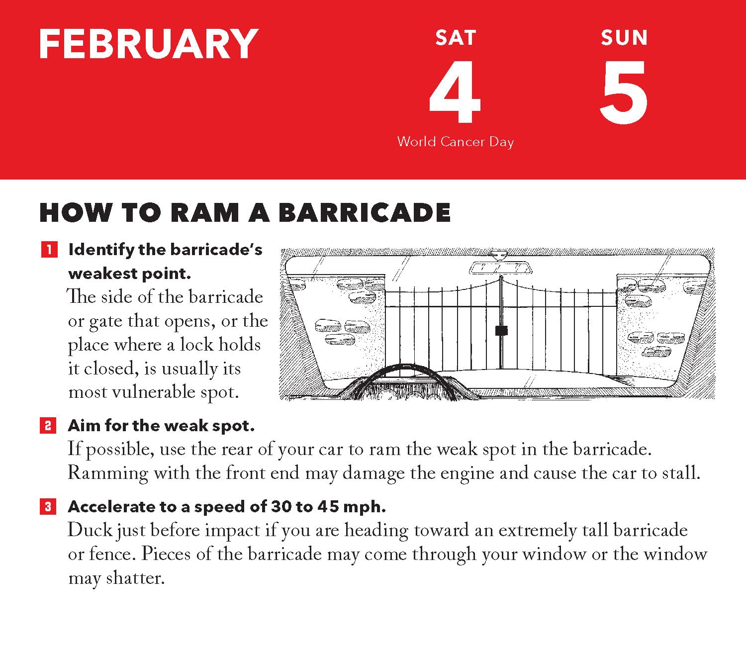 Worst-Case Scenario 2023 Daily Survival Calendar