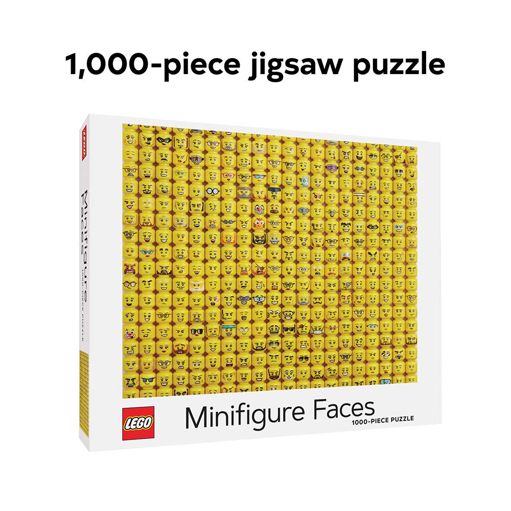 LEGO Minifigure Faces 1000-Piece Jigsaw Puzzle