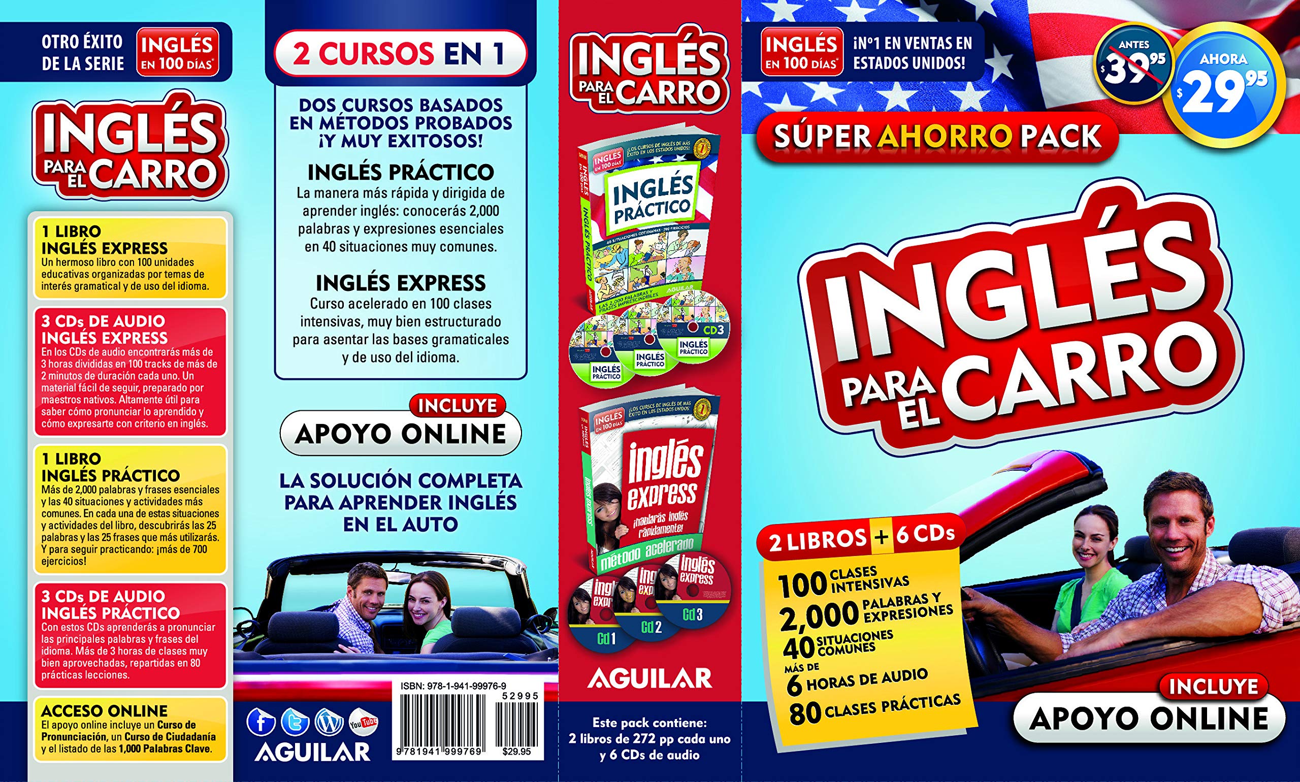 Inglés para el carro - Audiopack (2 Paperback books + 6CDs) / English in the Car ? AhorroPack (Inglés en 100 días)