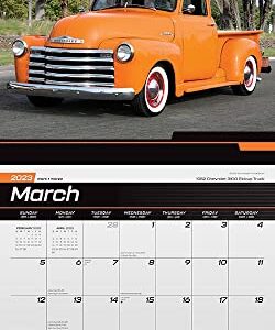 Classic Chevy Pickups OFFICIAL | 2023 12 x 24 Inch Monthly Square Wall Calendar | Foil Stamped Cover | BrownTrout | Chevrolet Motor Truck