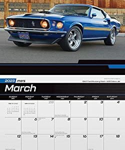 American Muscle Cars OFFICIAL | Voitures Américaines Musclées OFFICIEL | 2023 12 x 24 Inch Monthly Square Wall Calendar | Foil Stamped Cover | English/French Bilingual | BrownTrout | USA Motor Ford Chevrolet Chrysler Oldsmobile Pontiac