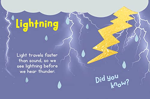 Weather - Children's Touch and Feel Board Book - Sensory Board Book