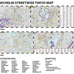 Streetwise Tokyo Map - Laminated City Center Street Map of Tokyo, Japan (Michelin Streetwise Maps)