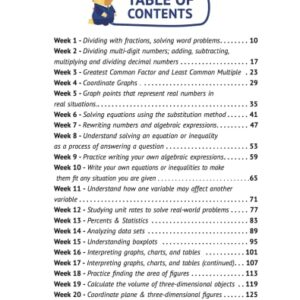 6th Grade Common Core Math: Daily Practice Workbook - Part I: Multiple Choice | 1000+ Practice Questions and Video Explanations | Argo Brothers (Next Generation Learning Standards Aligned (NGSS))