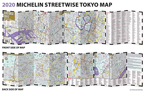 Streetwise Tokyo Map - Laminated City Center Street Map of Tokyo, Japan (Michelin Streetwise Maps)