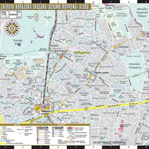 Streetwise Tokyo Map - Laminated City Center Street Map of Tokyo, Japan (Michelin Streetwise Maps)