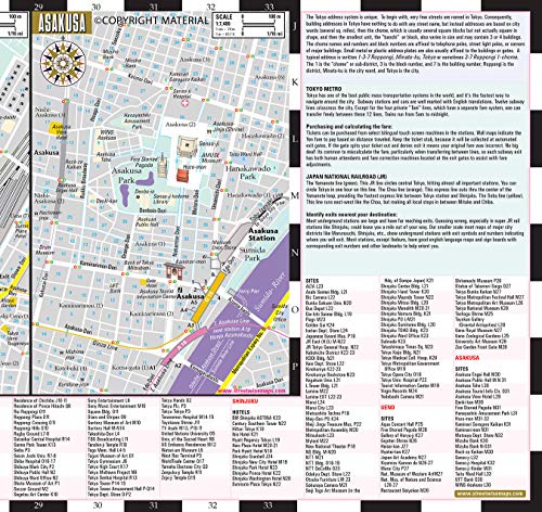 Streetwise Tokyo Map - Laminated City Center Street Map of Tokyo, Japan (Michelin Streetwise Maps)