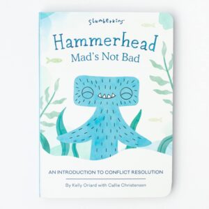 slumberkins hammerhead, mad’s not bad: an introduction to conflict resolution | promotes conflict resolution | social emotional tools for ages 0+