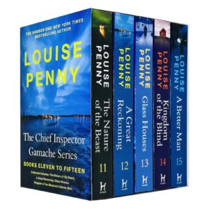 chief inspector gamache book series 11-15 collection 5 books set (the nature of the beast, a great reckoning, glass houses, kingdom of the blind, a better man [hardcover])