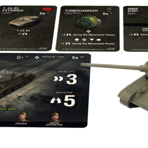 Gale Force Nine World of Tanks: Soviet T-34/85 - Wave 7 Medium Tank Expansion, Miniatures Game (WOT37)