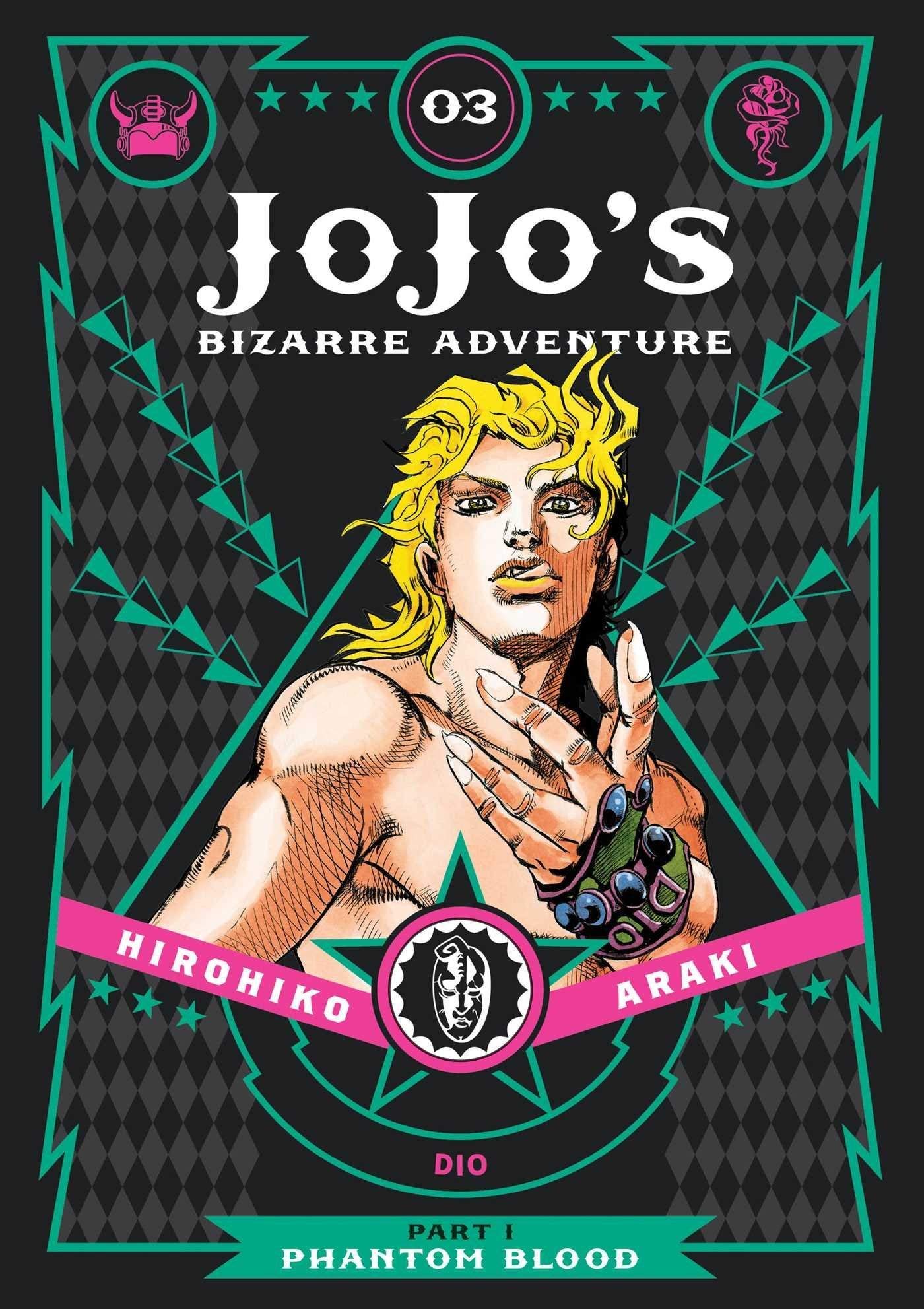 Jojos Bizarre Adventure Part 1: Phantom Blood Vol 1-3 Books Collection Set