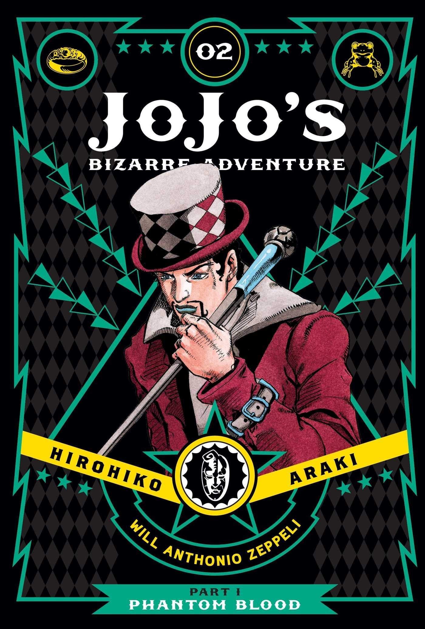 Jojos Bizarre Adventure Part 1: Phantom Blood Vol 1-3 Books Collection Set