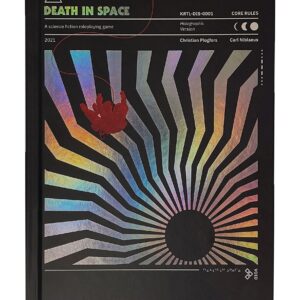 Free League Publishing Death in Space RPG - Hardcover Book - Future Space Role Playing Game, Multicolor