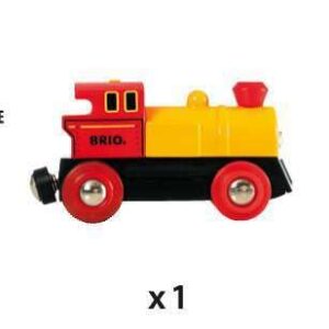 BRIO 33594 World Two-Way Battery-Operated Engine - Interactive Train Toy for Kids | Lights Up | Forward & Reverse Functions | Great Christmas or Birthday Gift | Suitable for Ages 3 and Up