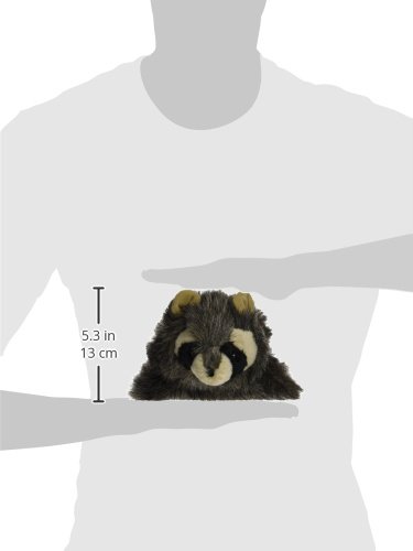 Folkmanis Baby Raccoon Hand Puppet, Gray, 1 EA