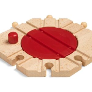 BRIO World - 33361 Mechanical Turntable | Engaging Train Toy Accessory for Creative Play | Safe for Kids Ages 3 and Up | Compatible with BRIO Railway Toys