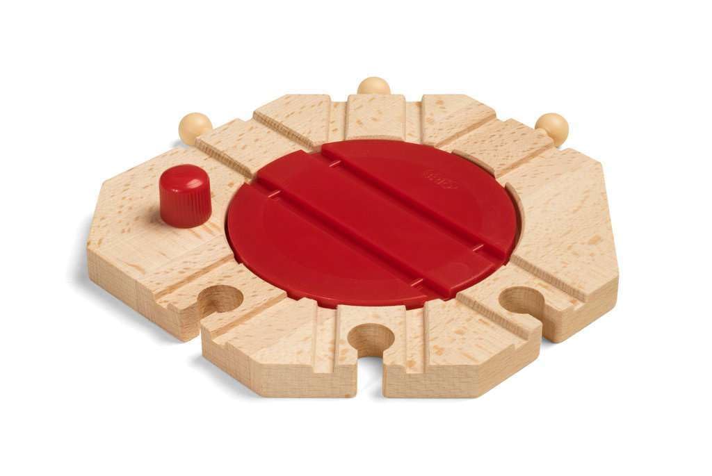 BRIO World - 33361 Mechanical Turntable | Engaging Train Toy Accessory for Creative Play | Safe for Kids Ages 3 and Up | Compatible with BRIO Railway Toys