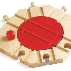 BRIO World - 33361 Mechanical Turntable | Engaging Train Toy Accessory for Creative Play | Safe for Kids Ages 3 and Up | Compatible with BRIO Railway Toys