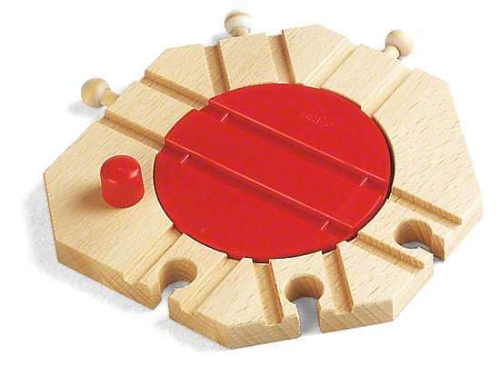 BRIO World - 33361 Mechanical Turntable | Engaging Train Toy Accessory for Creative Play | Safe for Kids Ages 3 and Up | Compatible with BRIO Railway Toys