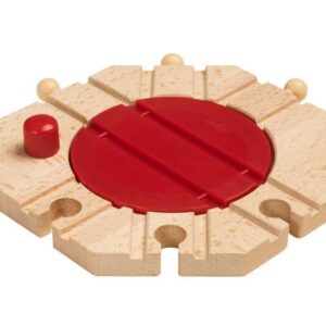 BRIO World - 33361 Mechanical Turntable | Engaging Train Toy Accessory for Creative Play | Safe for Kids Ages 3 and Up | Compatible with BRIO Railway Toys