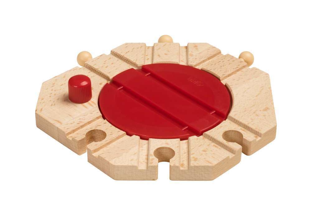 BRIO World - 33361 Mechanical Turntable | Engaging Train Toy Accessory for Creative Play | Safe for Kids Ages 3 and Up | Compatible with BRIO Railway Toys