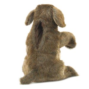 Folkmanis Sitting Dog Hand Puppet, Brown