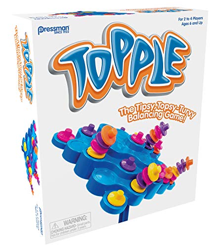 Pressman Toy - Original Topple Board Game Brown