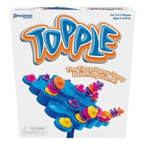 Pressman Toy - Original Topple Board Game Brown