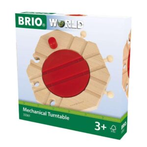 BRIO World - 33361 Mechanical Turntable | Engaging Train Toy Accessory for Creative Play | Safe for Kids Ages 3 and Up | Compatible with BRIO Railway Toys