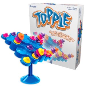 Pressman Toy - Original Topple Board Game Brown