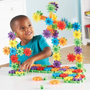 Learning Resources Gears! Gears! Gears! Super Building Toy Set, STEM Toys, Construction Toys, Gears for Kids, 150 Pieces, Ages 3+