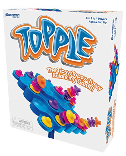 Pressman Toy - Original Topple Board Game Brown