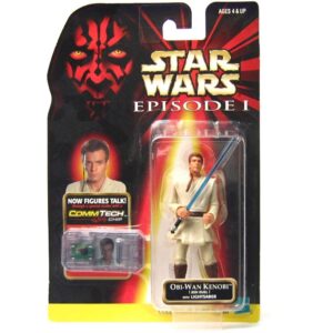 Star Wars Episode I: The Phantom Menace, Obi-Wan Kenobi (Jedi Duel) Action Figure, 3.75 Inches