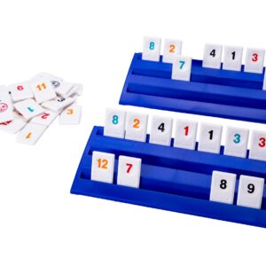 Pressman Rummikub - The Original Rummy Tile Game | Exciting Family Game of Strategy and Luck | Promotes STEM Skills | For Kids, Teens, Adults | 2-4 Players, Ages 8+