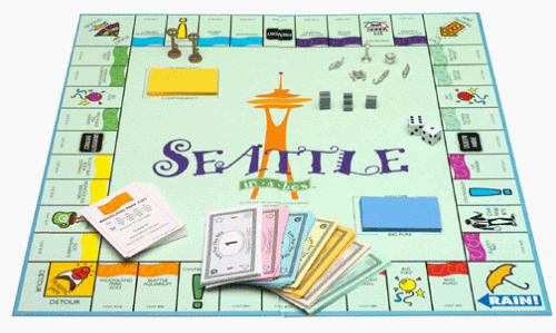 Late for the Sky Seattle-opoly