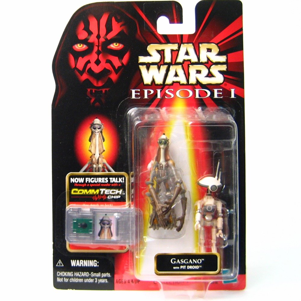 Star Wars Episode I: The Phantom Menace Gasgano with Pit Droids Action Figures 3.75 Inches