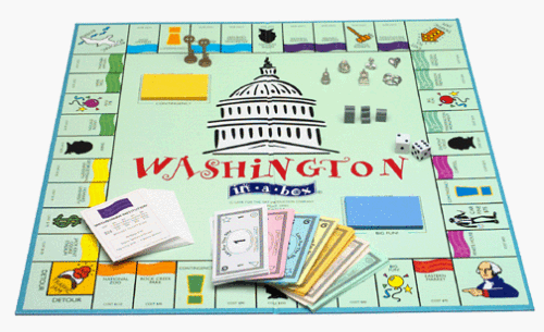 WashingtonDC-Opoly Board Game