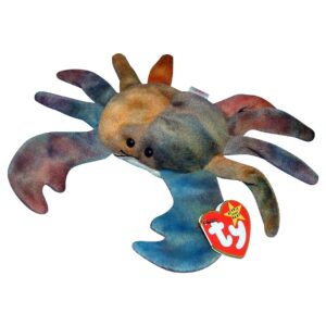 ty beanie babies claude the crab ty dye w/error