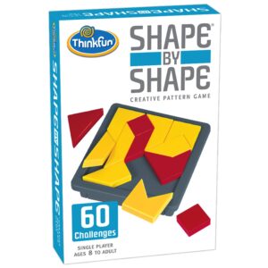 ThinkFun Shape by Shape Creative Pattern Logic Game - Ideal for Ages 8 to Adult | Enhances Logical Reasoning | Fun Gameplay | Boosts Visual Perception Skills