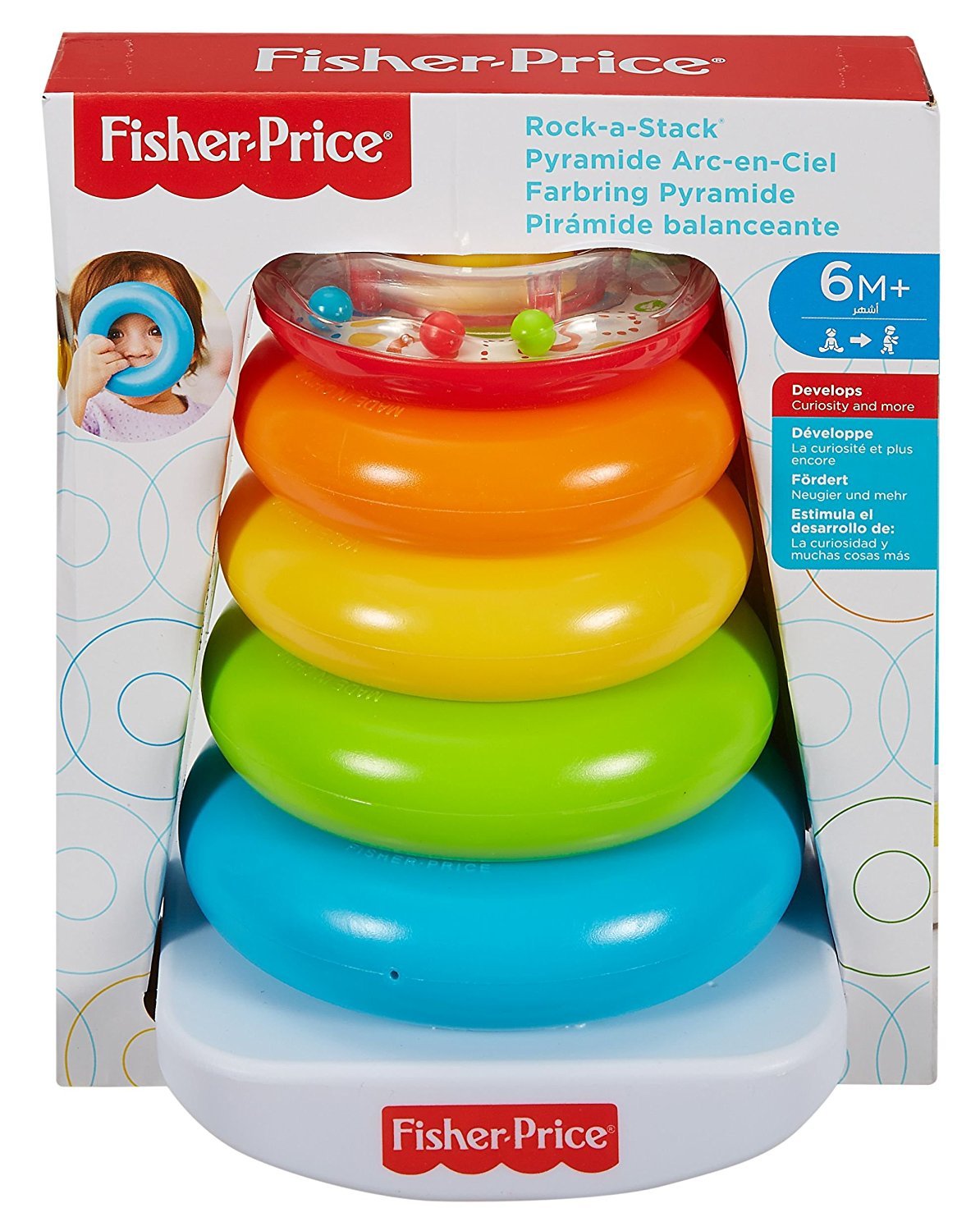 Fisher-Price Brilliant Basics Rock-a-Stack