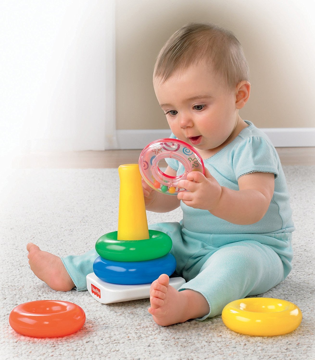 Fisher-Price Brilliant Basics Rock-a-Stack